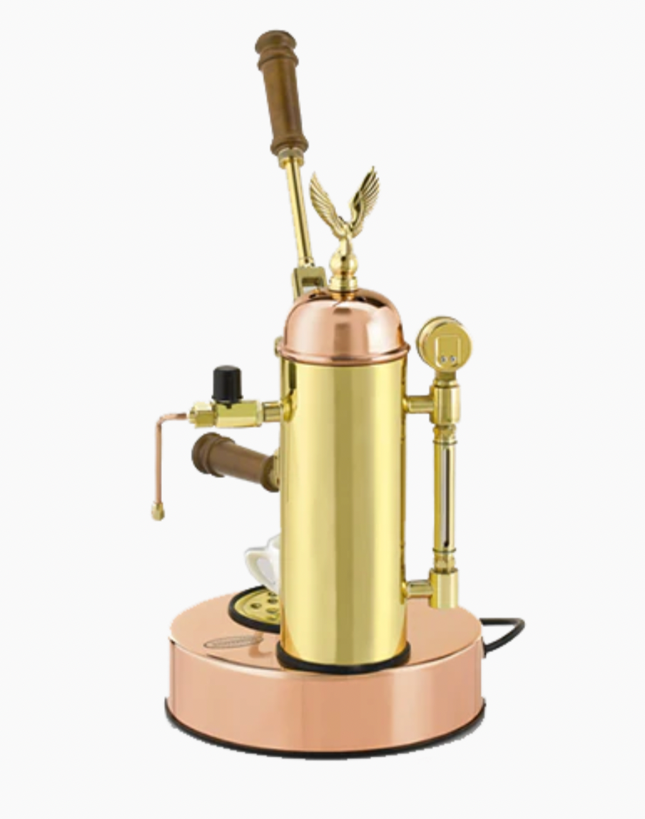 ELEKTRA Micro Casa Leva Copper & Brass – Hebbey Coffee - An Anurati ...